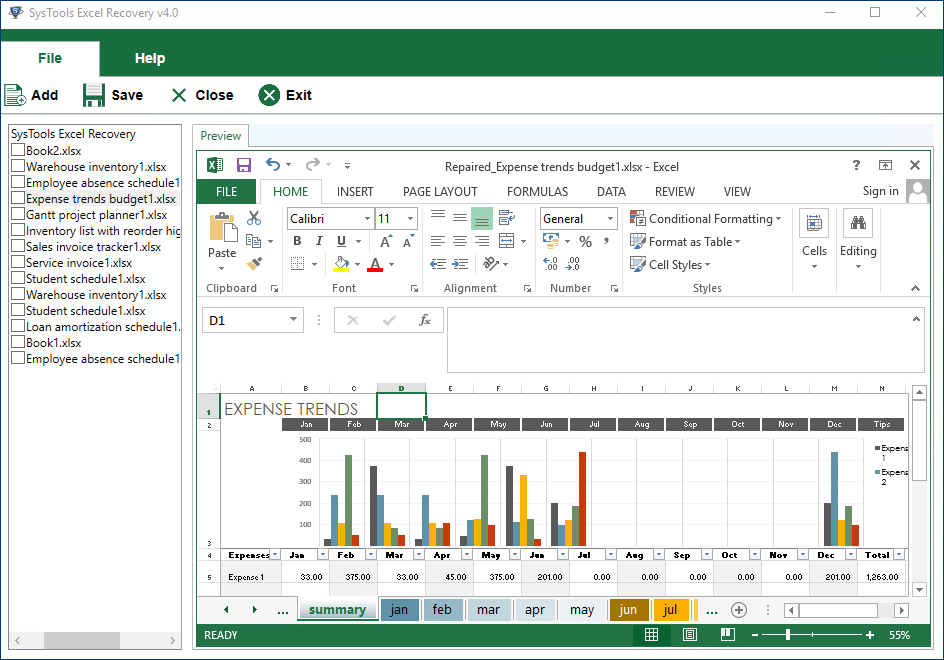 How To Restore Header And Footer Of Corrupted Excel File 