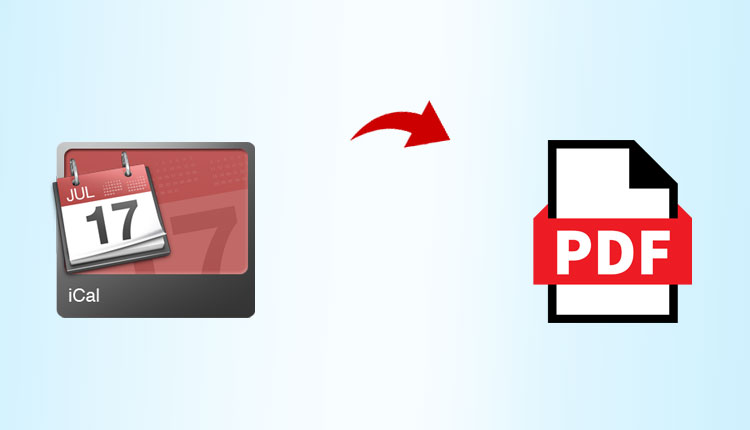 Convert Calendar Data to PDF in Mac OS - Detailed Explanation
